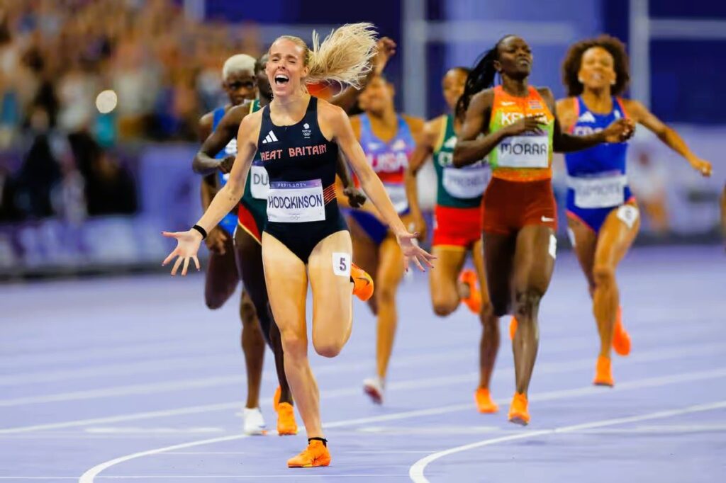TEAM GB's KEELY HODGKINSON WINS GOLD IN THE 800M AT THE PARIS OLYMPICS ...